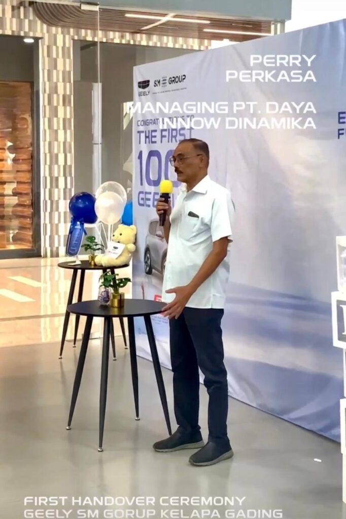 First Handover Ceremony GEELY SM Group – Daya Innov Dinamika